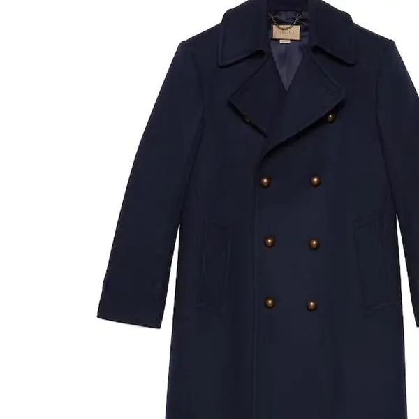 Gucci Felt Wool Double Breasted Coat