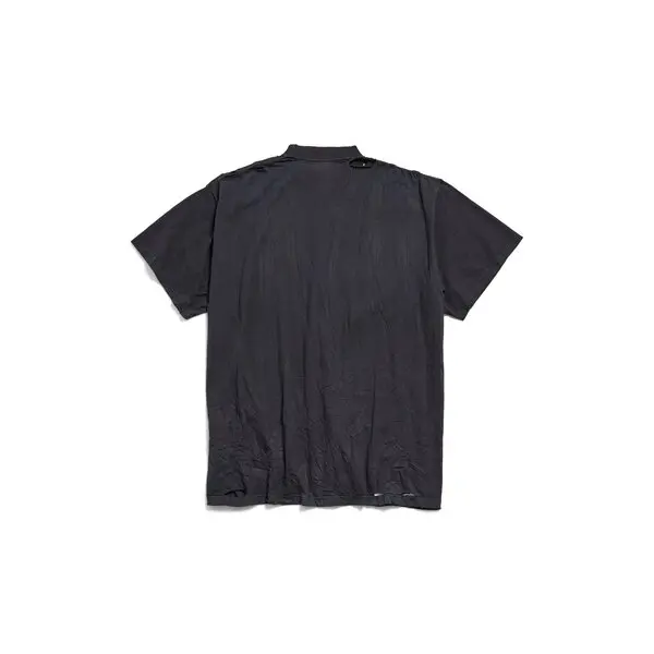 Balenciaga Planet Earth T-shirt Oversized - Black