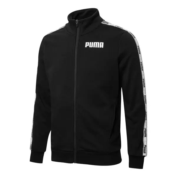 PUMA Printed Regular Fit Bomber Jacket - Black