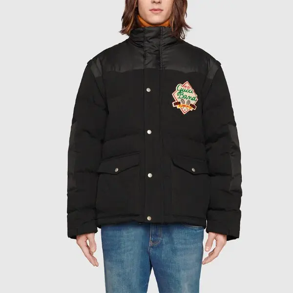 Gucci Down Jacket With Detachable Sleeves