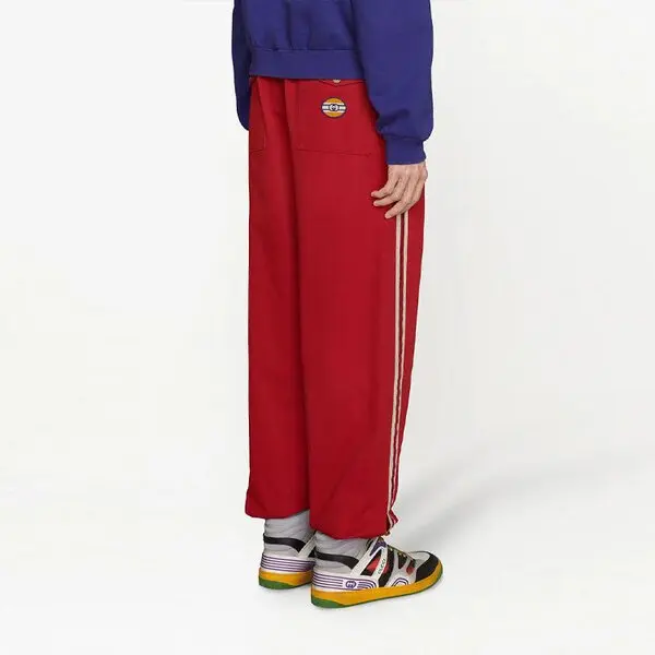 Gucci Military Cotton Drill Pants With Buckles