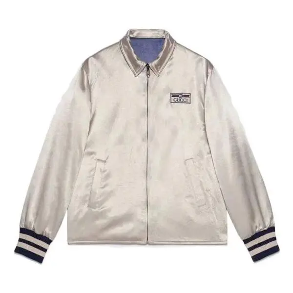 Gucci Shirt Acetate Reversible Blouson Jacket