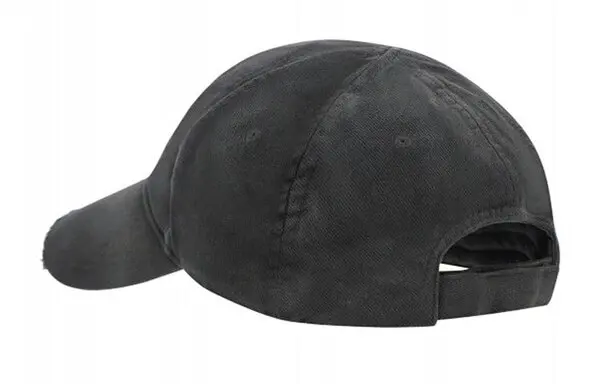 Balenciaga Political Campaign Destroyed Baseball Cap - Black
