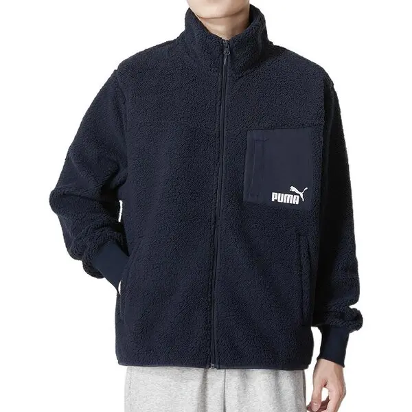 PUMA Relaxed Sherpa Jacket - Navy