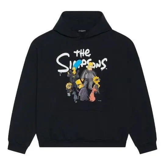 Balenciaga X The Simpsons Cotton Hoodie