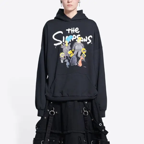Balenciaga X The Simpsons Cotton Hoodie