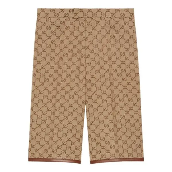 Gucci Gg Canvas Tailored Shorts - Beige
