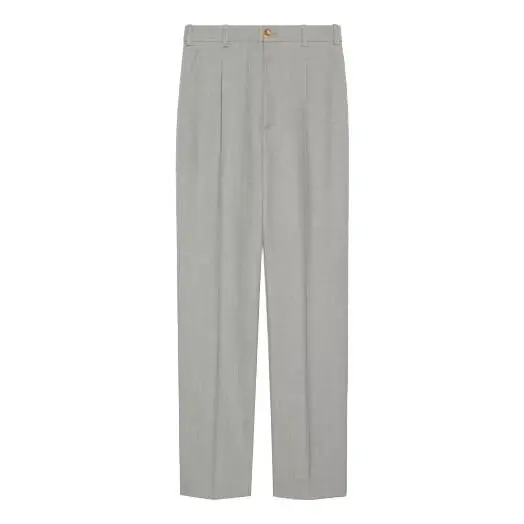 Gucci Sharkskin Wool Tailored Pants