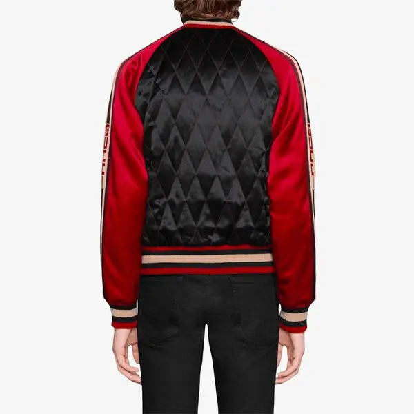 Gucci Reversible Acetate Bomber Jacket