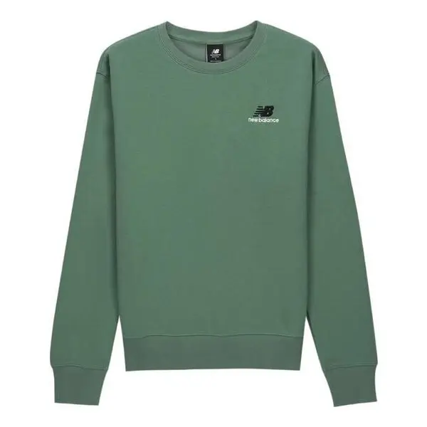 NEW BALANCE Unissentials French Terry Crewneck Sweatshirt Asia Sizing - Dark Juniper