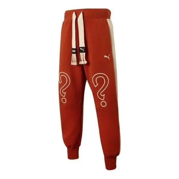 PUMA X Staffonly X Monopoly Logo Pants 'red