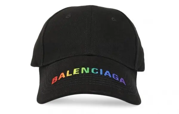 Balenciaga Rainbow Logo Cap