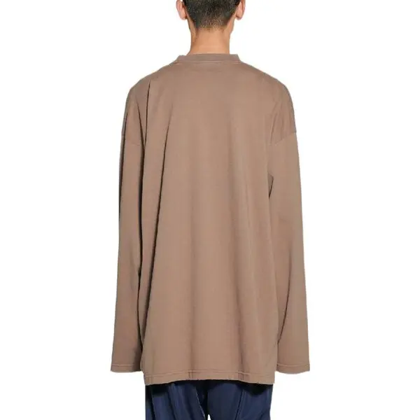 Balenciaga Caps Oversized Long Sleeve T-shirt