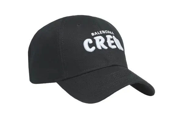 Balenciaga Embroidered Crew Logo Baseball Cap