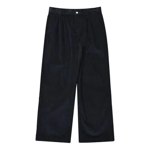 CONVERSE Corduroy Double Pleat Chino Pant Asia Sizing - Black