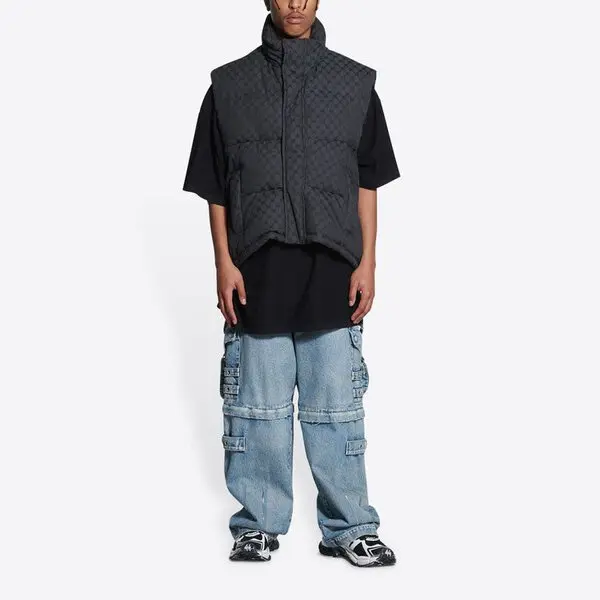 Balenciaga X Gucci Hacker Cocoon Puffer Gilet