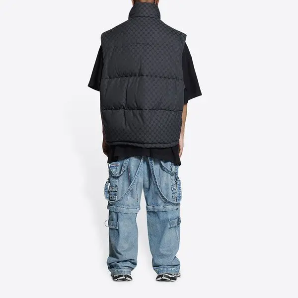 Balenciaga X Gucci Hacker Cocoon Puffer Gilet