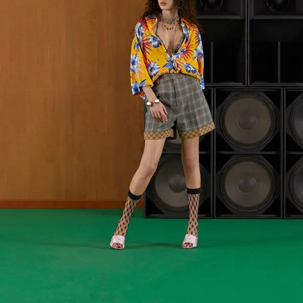 Gucci Wild Flower Print Viscose Shirt