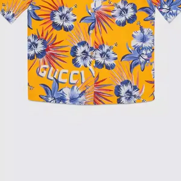 Gucci Wild Flower Print Viscose Shirt