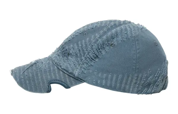 Balenciaga Laser Destroyed Logo Ball Cap