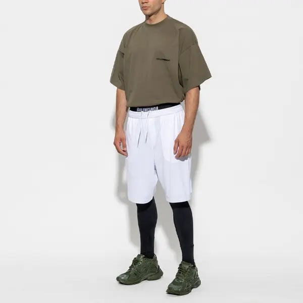 Balenciaga Strike 1917 Oversized T-shirt - Khaki