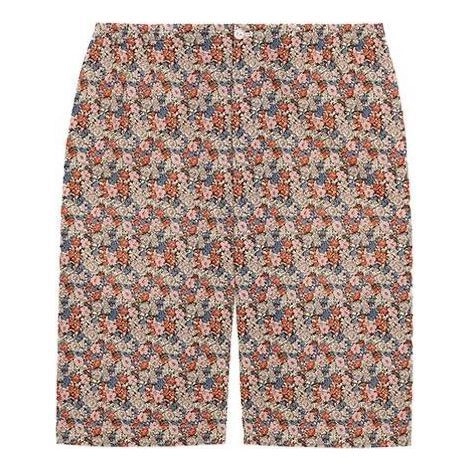 Gucci X Liberty London Floral Cotton Shorts - Red/pink/green