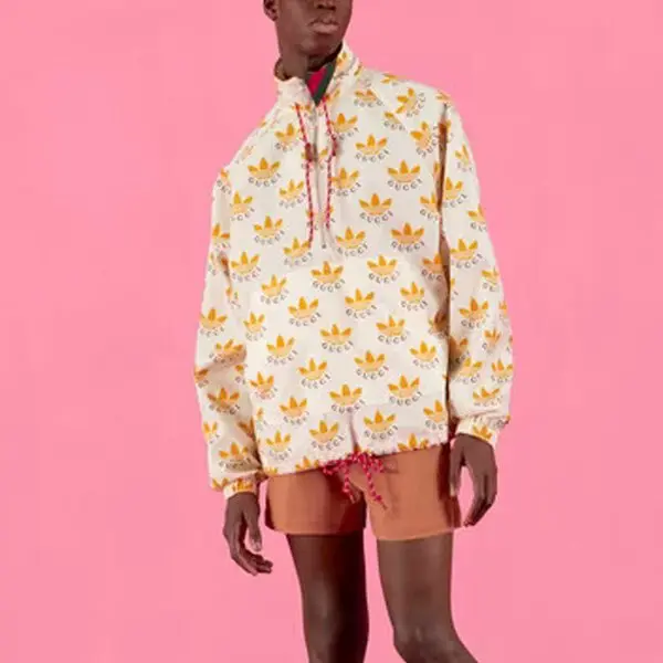 Gucci X Adidas Trefoil Print Jacket