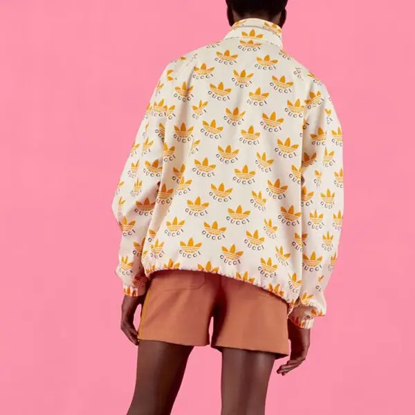 Gucci X Adidas Trefoil Print Jacket