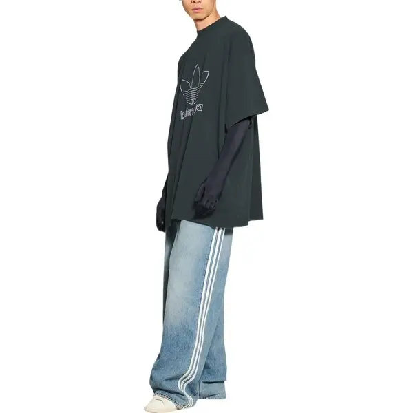 Balenciaga X Adidas T-shirt Oversized - Green