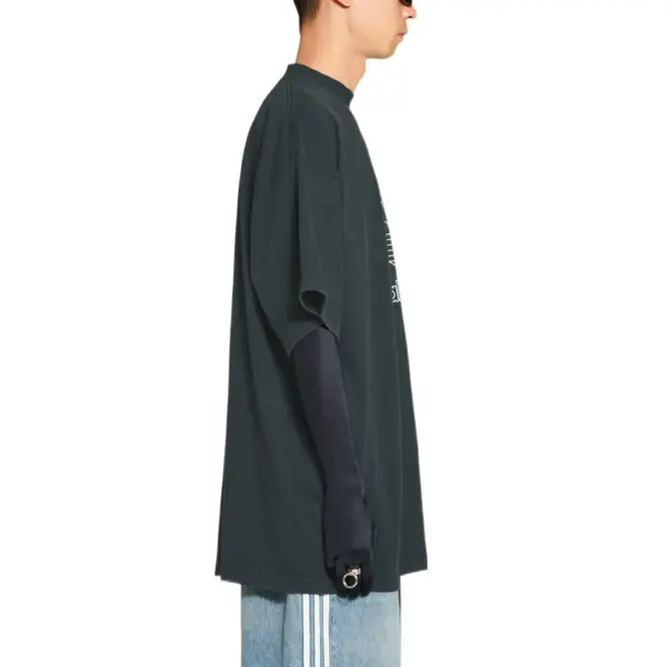 Balenciaga X Adidas T-shirt Oversized - Green