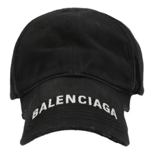 Balenciaga Hat Notch Logo Visor Cap