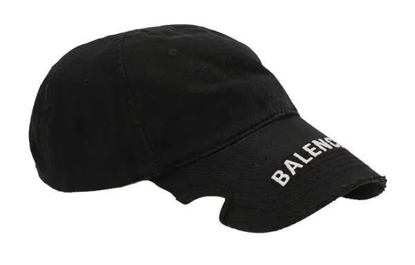 Balenciaga Hat Notch Logo Visor Cap