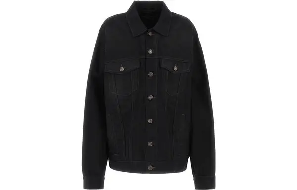 Balenciaga Gaffer Taped Political Campaign Denim Jacket