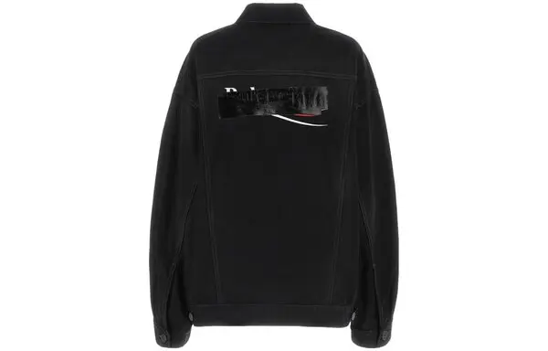 Balenciaga Gaffer Taped Political Campaign Denim Jacket