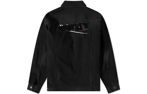 Balenciaga Gaffer Taped Political Campaign Denim Jacket
