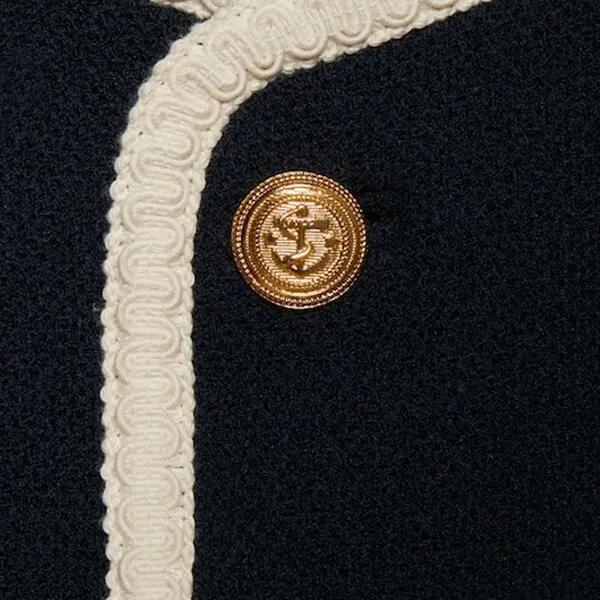 Gucci Retro Tweed Jacket With Embroidery