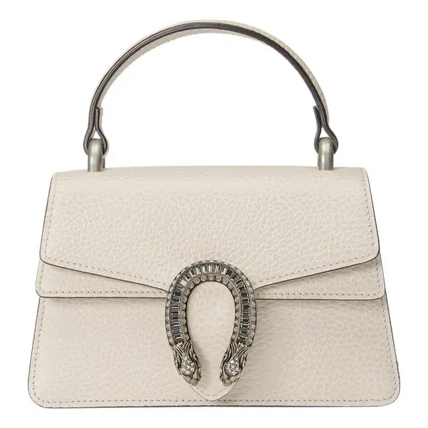 Gucci Dionysus Mini Top Handle Bag - White