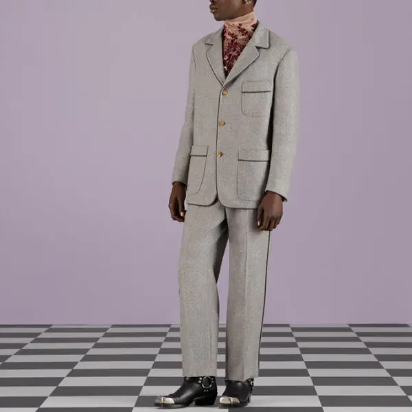 Gucci Light Cashmere Tailored Pant
