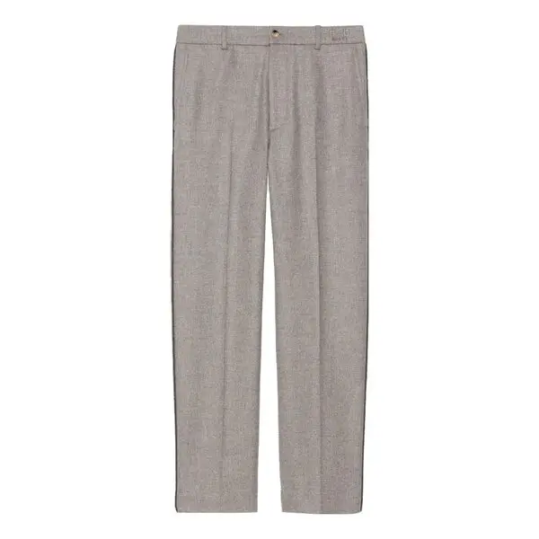 Gucci Light Cashmere Tailored Pant - Pale Grey