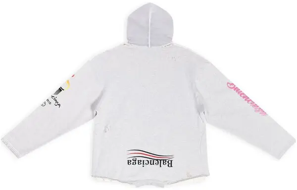 Balenciaga Upside Down Hoodie Oversized