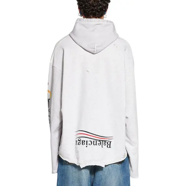 Balenciaga Upside Down Hoodie Oversized