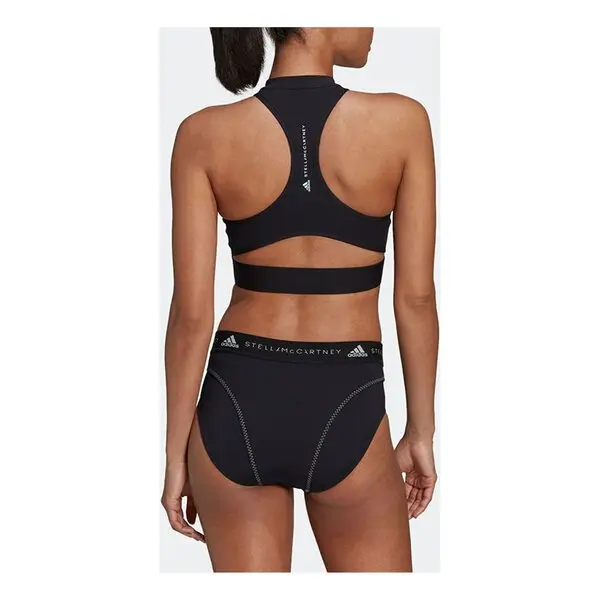 Adidas By Stella Mccartney Bikini Top With Zip Detail