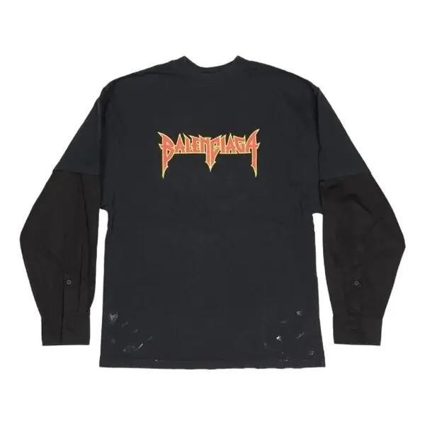 Balenciaga Metal Layered T-shirt