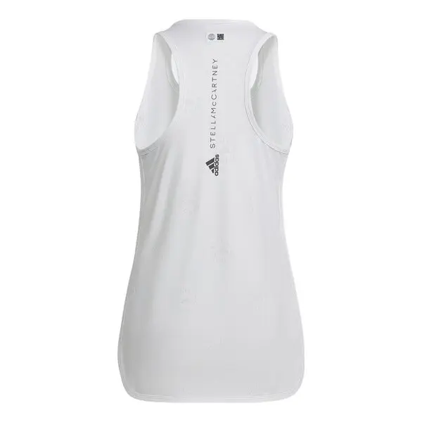 Adidas By Stella Mccartney Made To Be Remade Running Tank Top - White