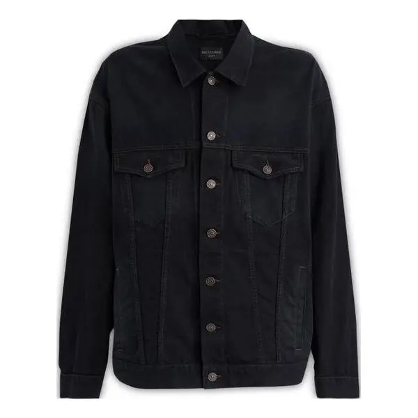 Balenciaga Bb Be Different Oversized Denim Jacket