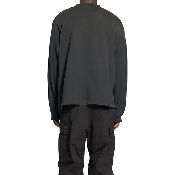 Balenciaga Bb Sleeve Crewneck Sweater