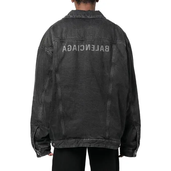 Balenciaga Mirror Padded Denim Jacket