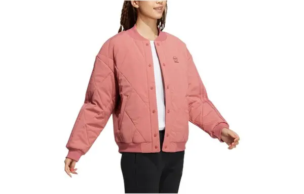 Adidas Neo Logo Quilted Bomber Jacket
