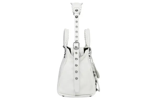 Balenciaga Neo Cagole City Handbag - White