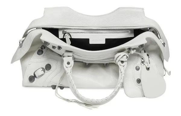 Balenciaga Neo Cagole City Handbag - White